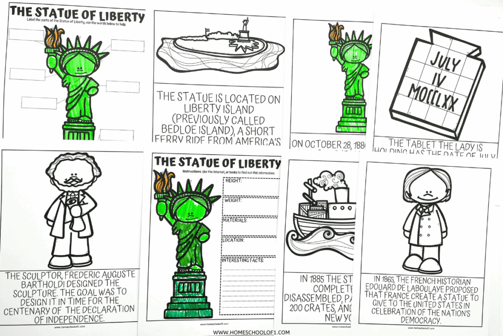 Free Printable Statue Of Liberty Worksheets - Worksheets Template Free