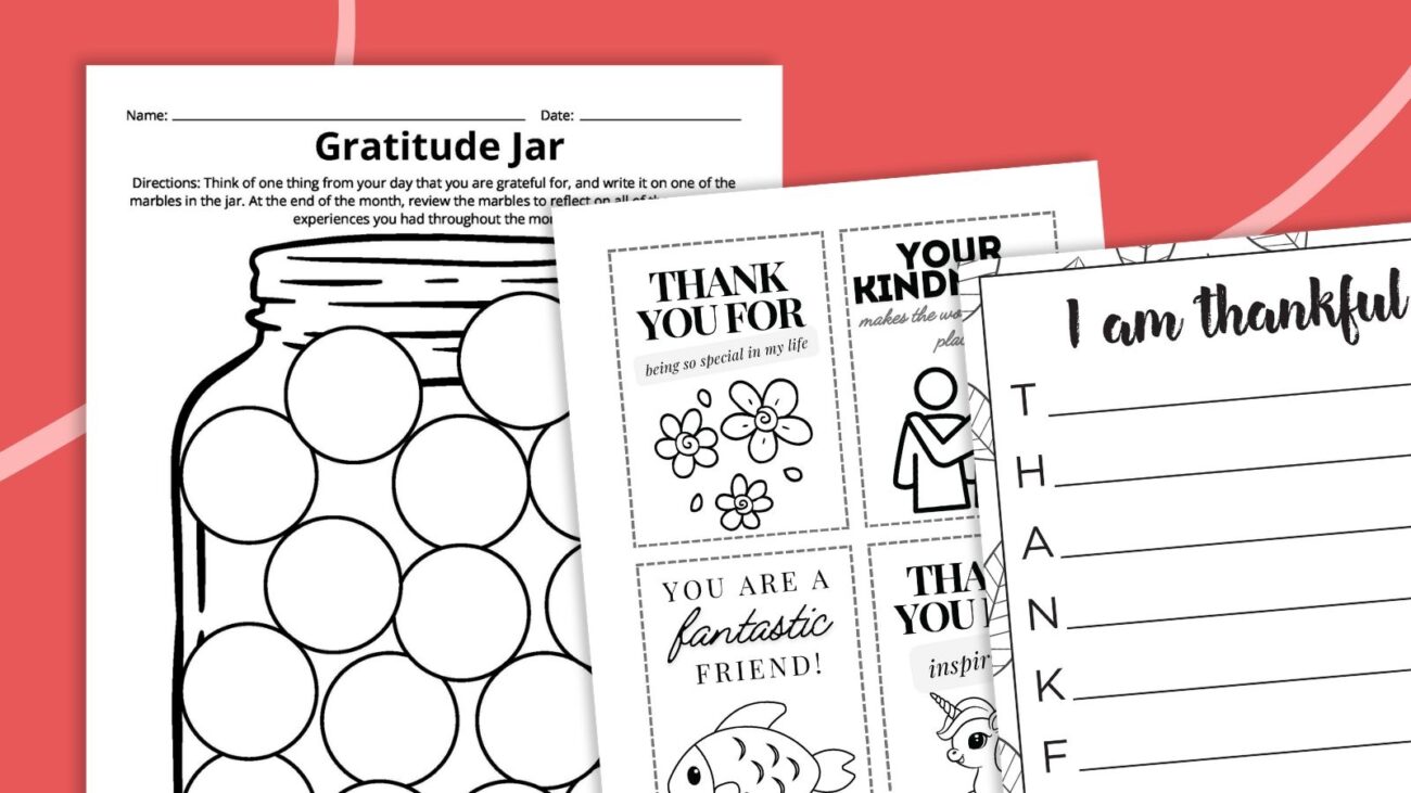 Gratitude Worksheets Free Printable - Worksheets Template Free