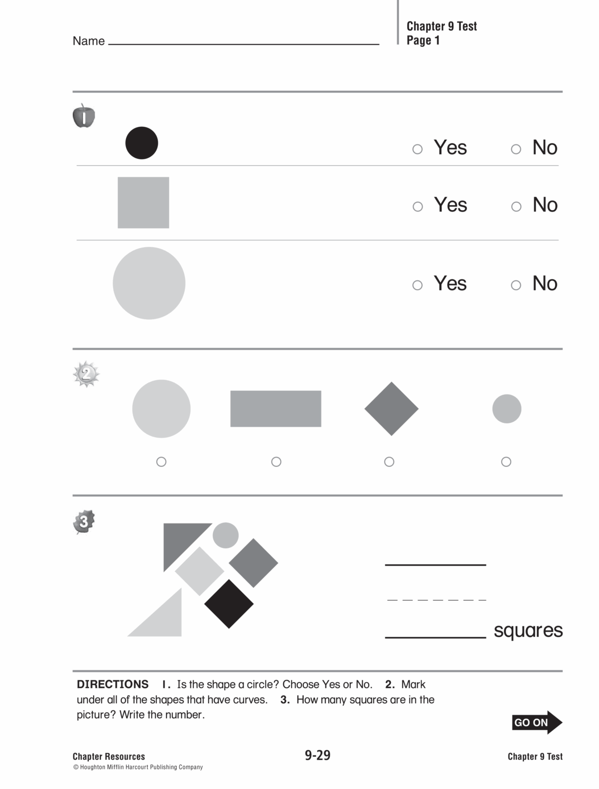 Go Math Kindergarten Chapter 2 Worksheet - Worksheets Template Free