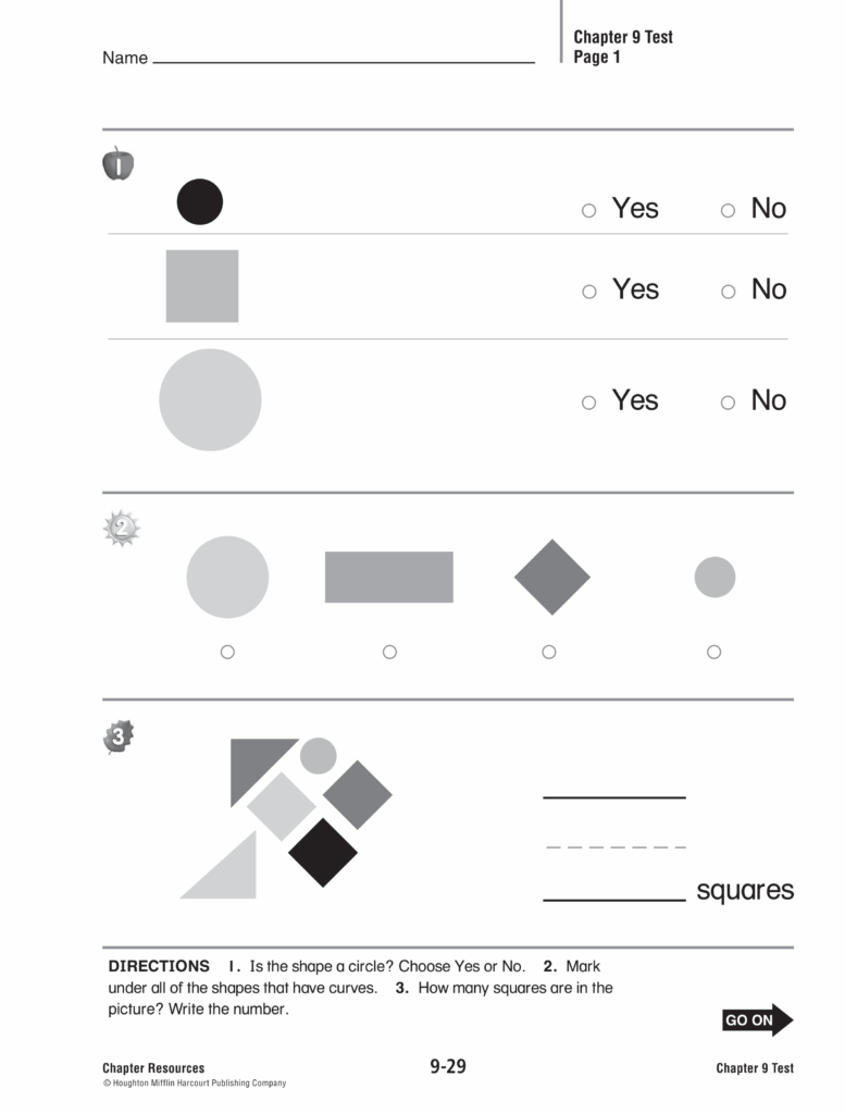 Go Math Kindergarten Chapter 2 Worksheet - Worksheets Template Free