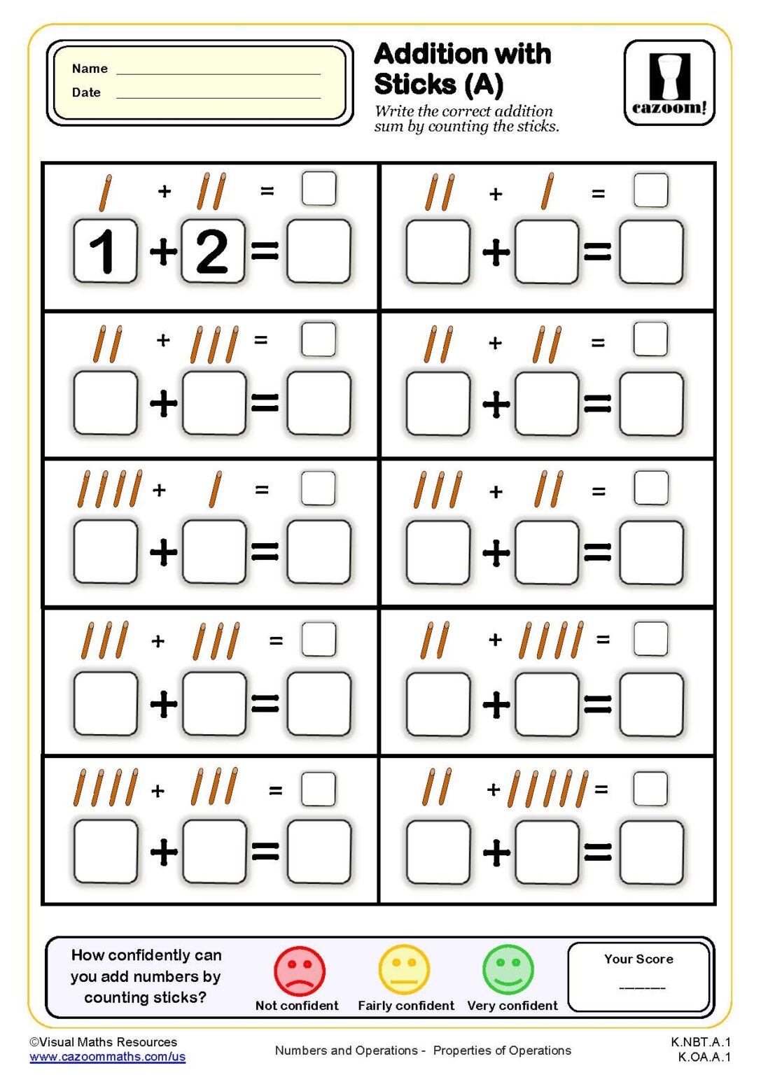 Pdf Kindergarten Math Worksheets - Worksheets Template Free