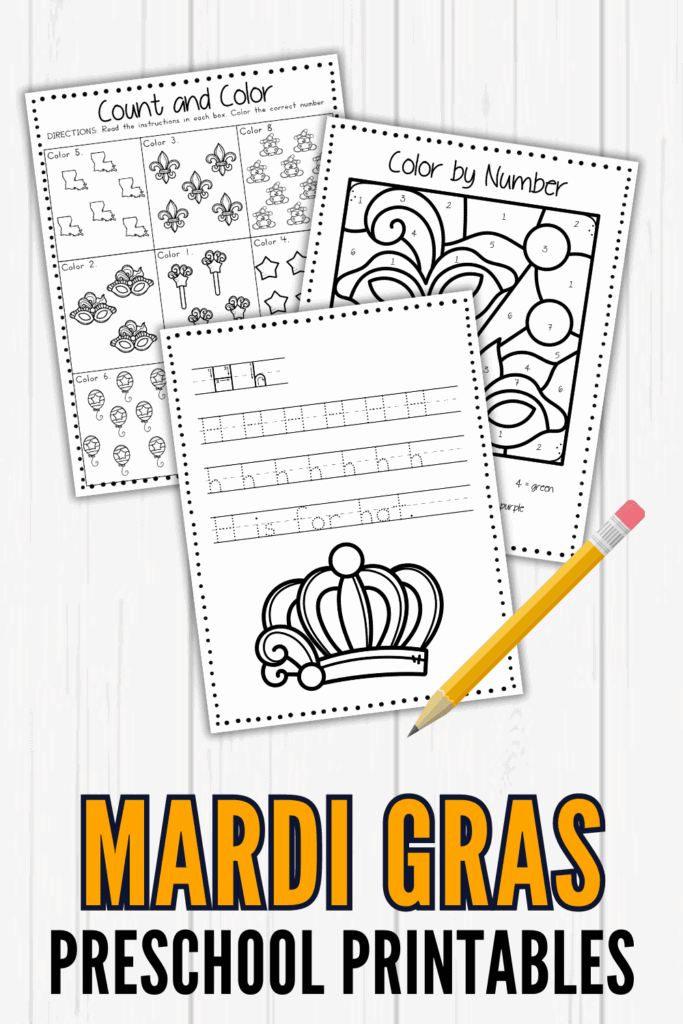 Mardi Gras Printables For Preschoolers - Worksheets Template Free