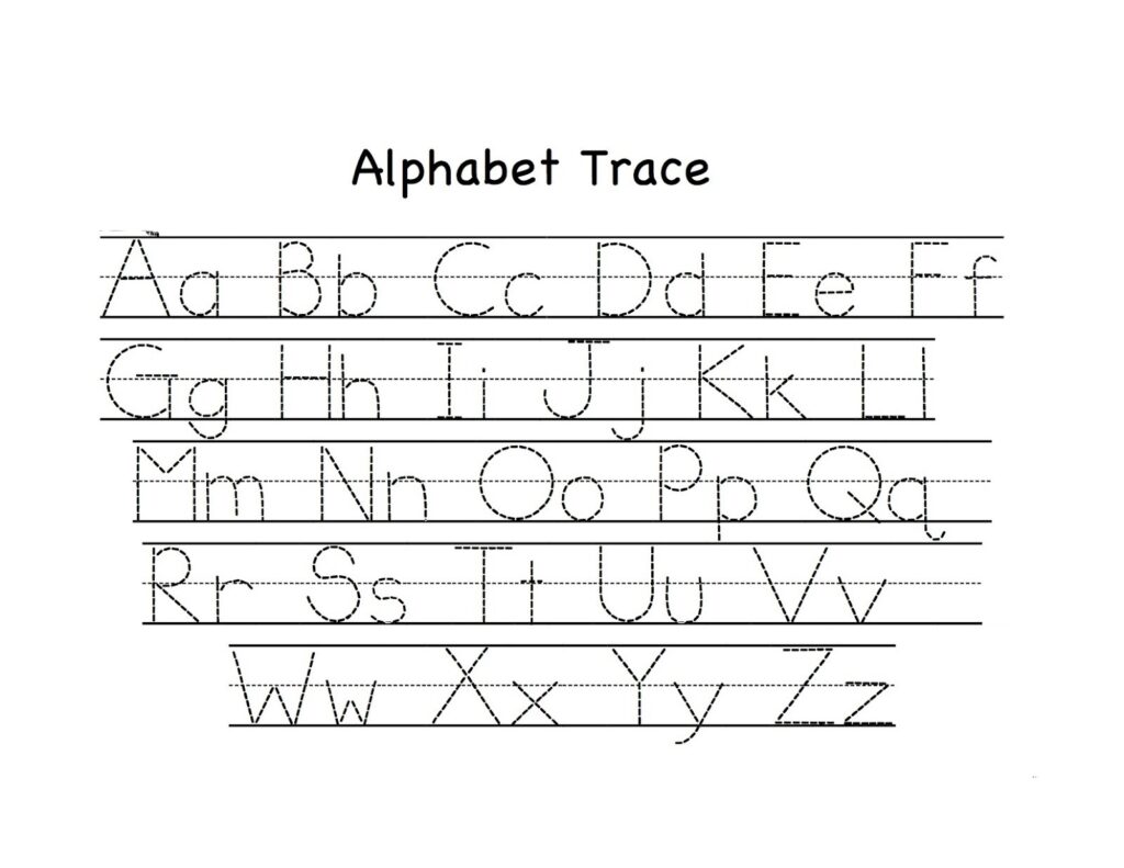 Pre-K Alphabet Writing Worksheets - Worksheets Template Free