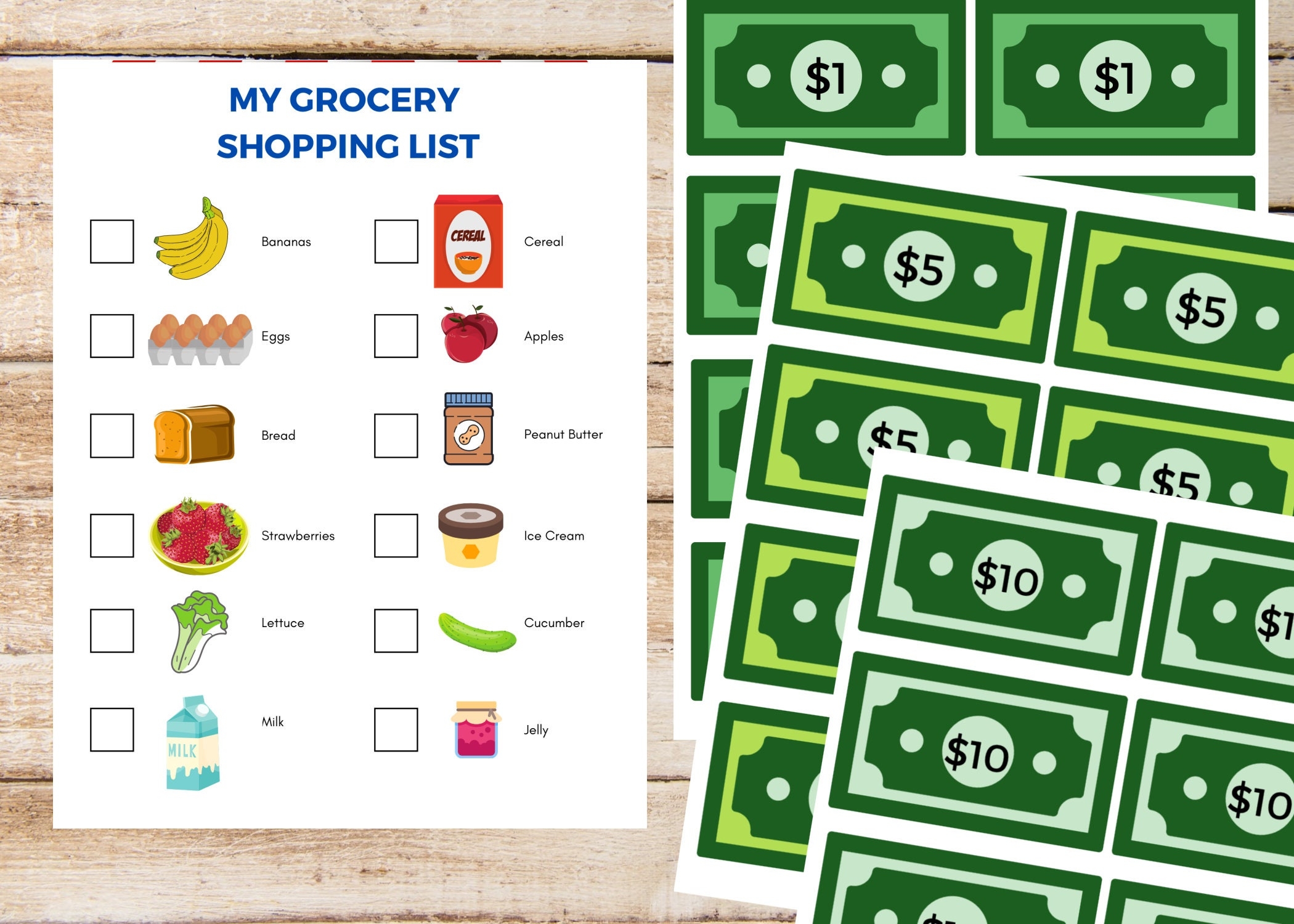 Grocery Store Printables For Preschool - Worksheets Template Free