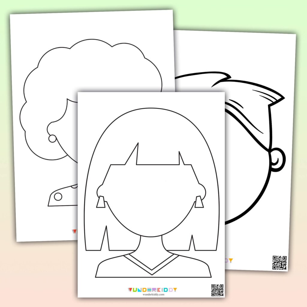 Printable Face For Preschool - Worksheets Template Free