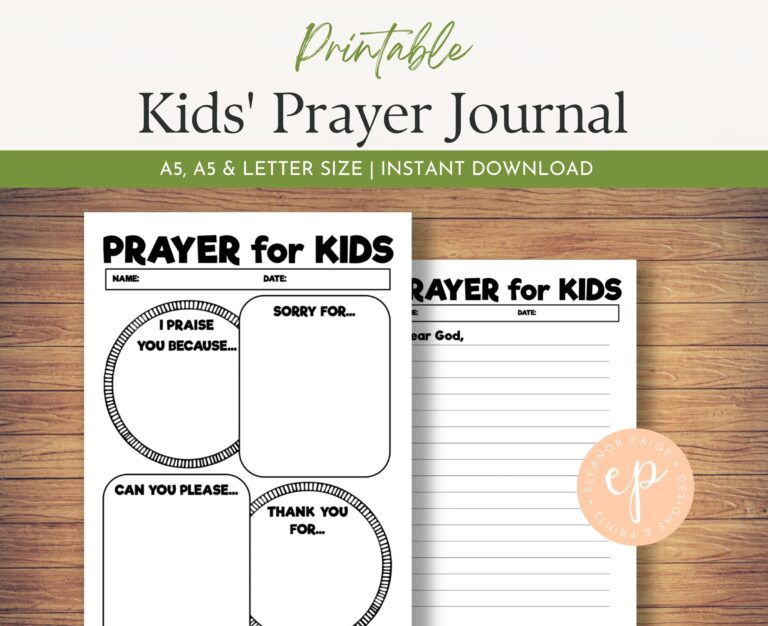 Free Printable Prayer Worksheets - Worksheets Template Free