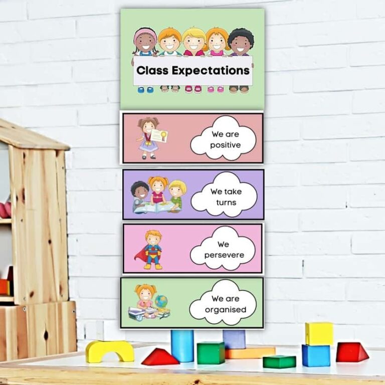 Preschool Free Printable Classroom Rules Chart - Worksheets Template Free