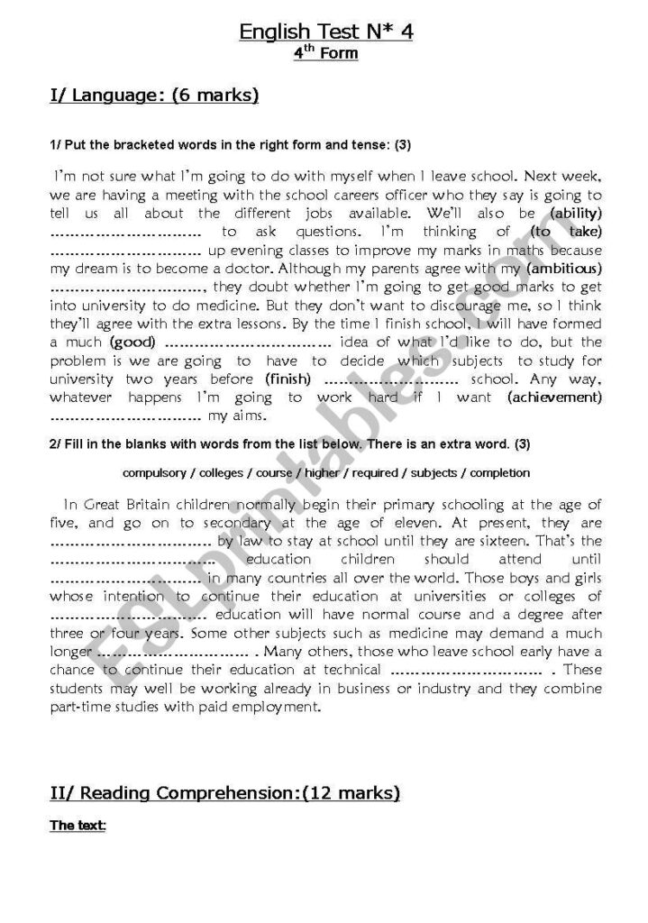 Reading Comprehension Worksheets Year 5 Tes - Worksheets Template Free