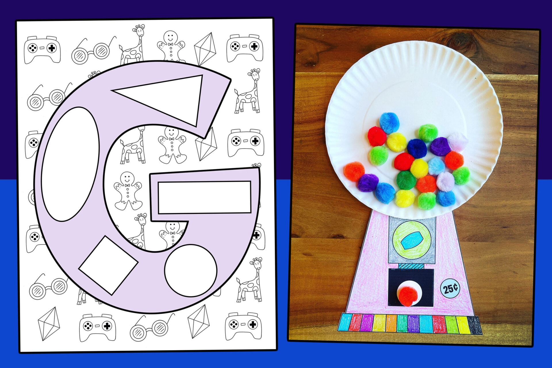 Letter G Craft For Preschool Printable - Worksheets Template Free