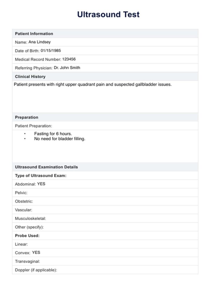 Free Printable Ultrasound Worksheets - Worksheets Template Free