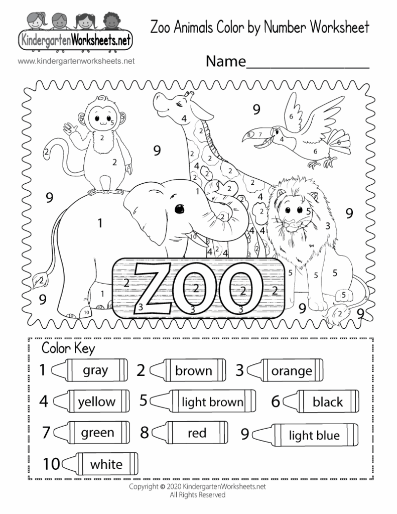 Zoo Animals Free Printable Worksheets - Worksheets Template Free